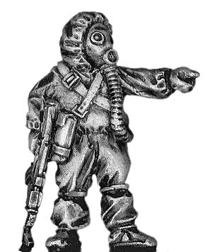 1980's Soviet NCO in NBC suit with AK47 (28mm) | Eureka Miniatures UK