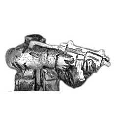 SWAT Body with H&K MP5 at shoulder (28mm) | Eureka Miniatures UK