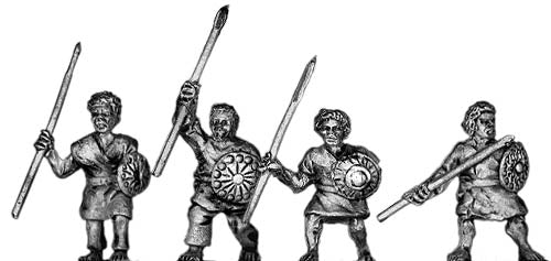 Abyssinian Infantry with spear (15mm) | Eureka Miniatures UK